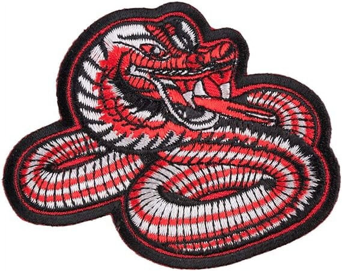 Red & Grey Snake Patch, Jungle Animal Patches - Walmart.com