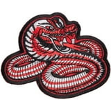 Red & Grey Snake Patch, Jungle Animal Patches - Walmart.com