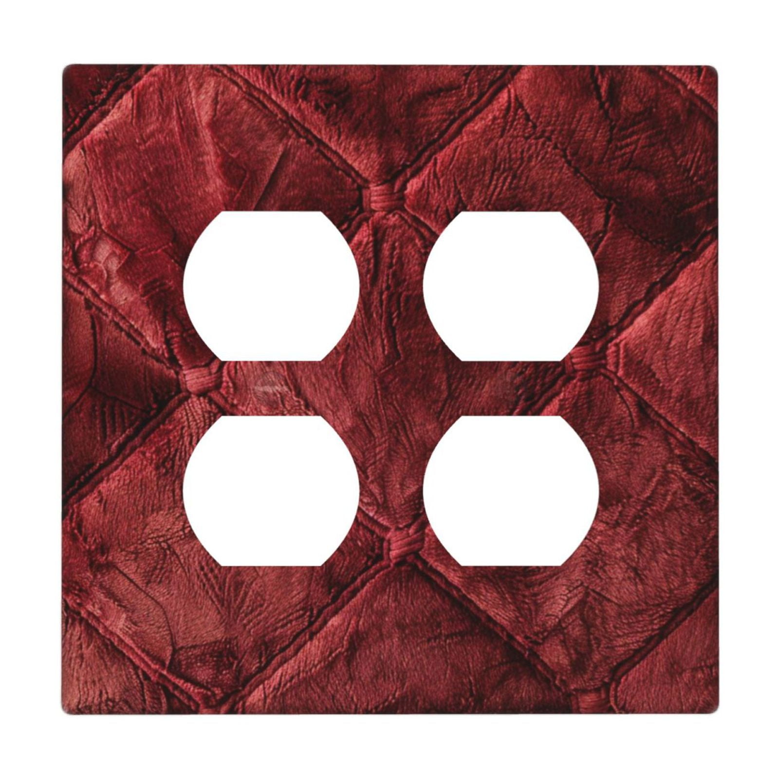 Red Grid Light Switch Cover Decorative Switch Plates and Outlet Covers ...