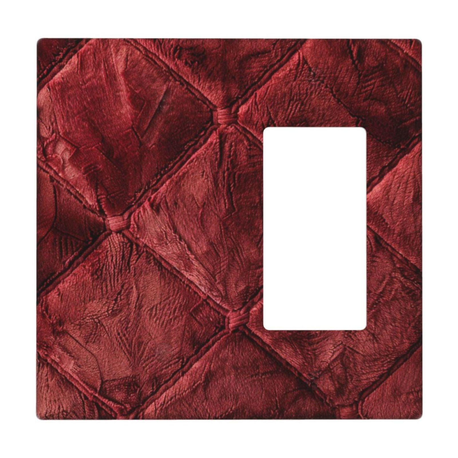 Red Grid Light Switch Cover Decorative Switch Plates and Outlet Covers ...