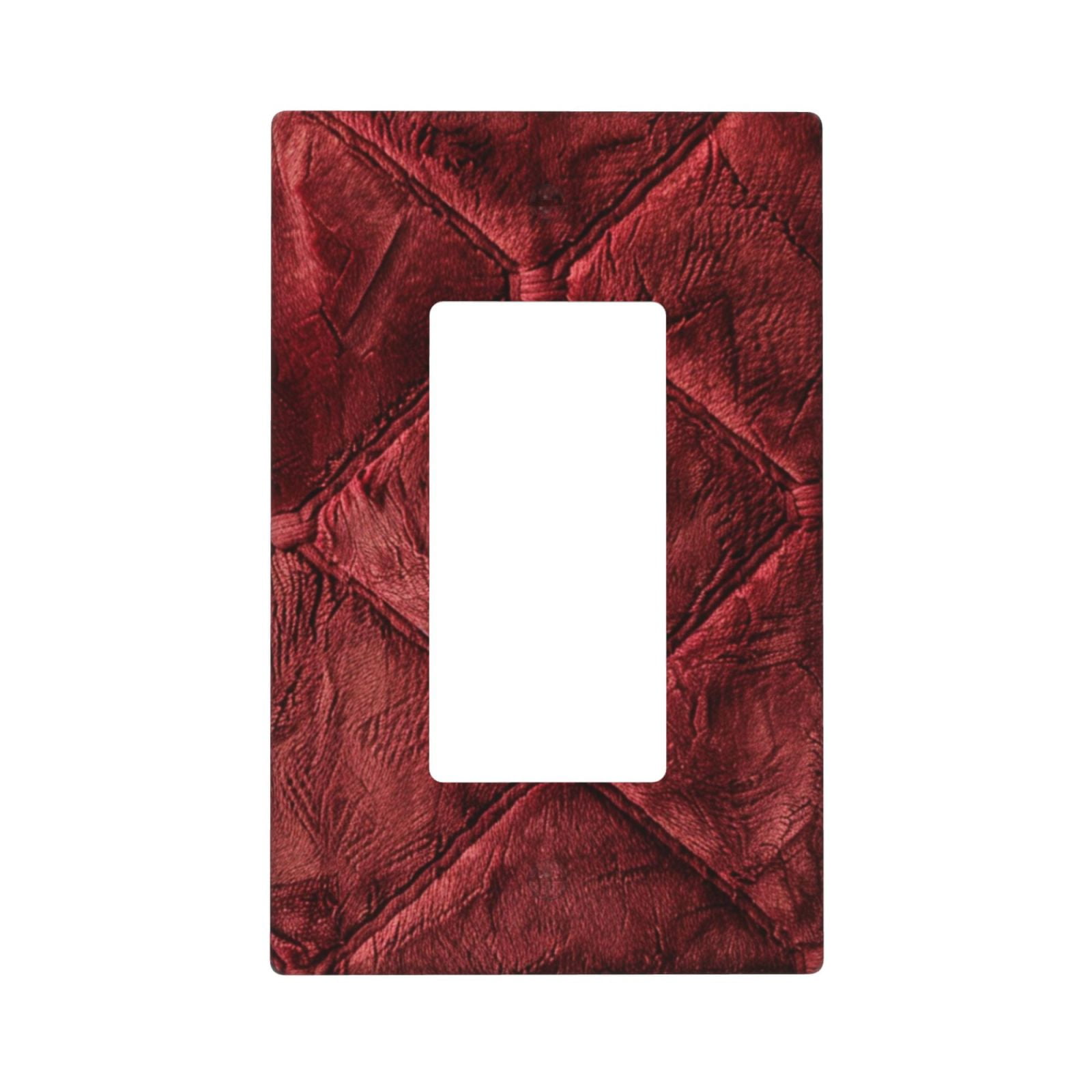 Red Grid Light Switch Cover Decorative Switch Plates and Outlet Covers ...