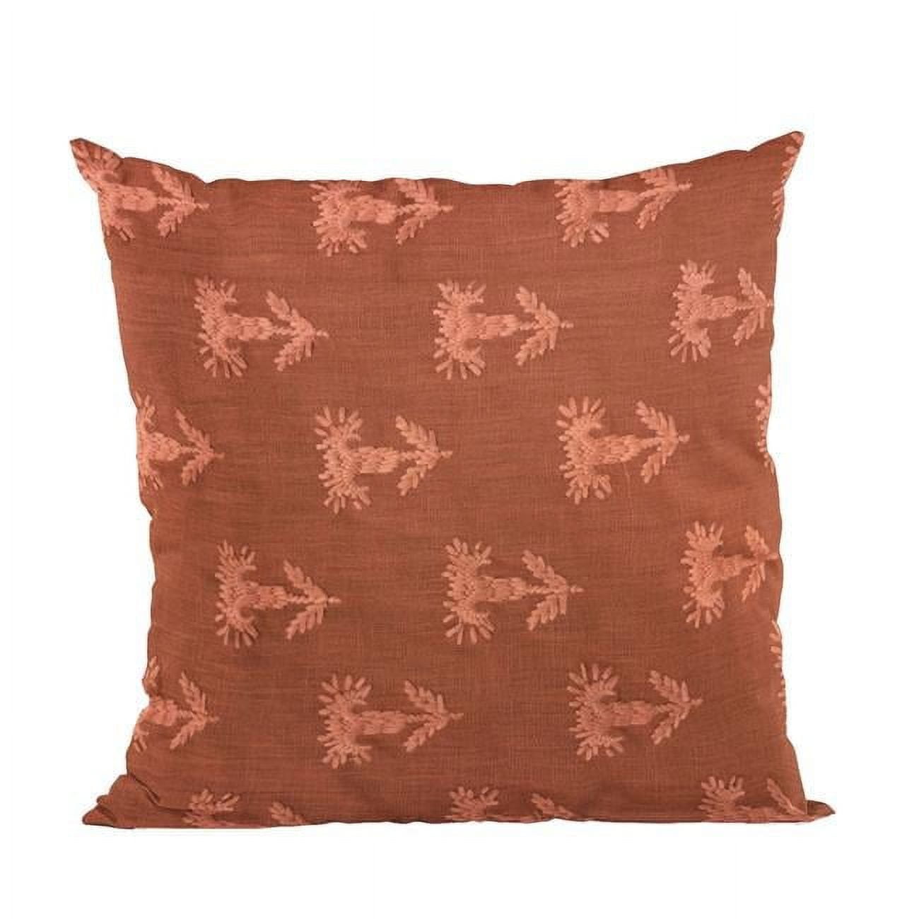 Red Growth Motif Luxury Throw Pillow - 20 x 30 in. Queen Size - Walmart.com