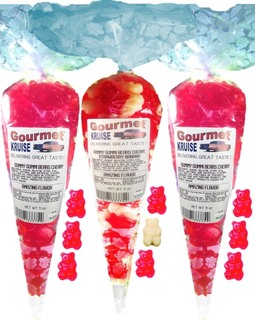 Red Gummy Bears (2) Wild Cherry (1) Red Wild Cherry White Strawberry ...