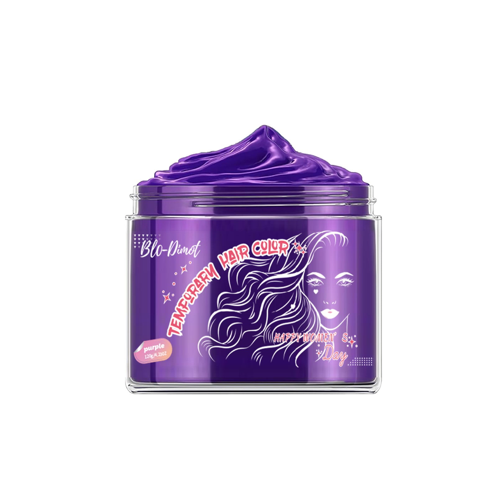 Red Hair Color Wax for Kids, Women Men Colored Hair Styling Mud ...