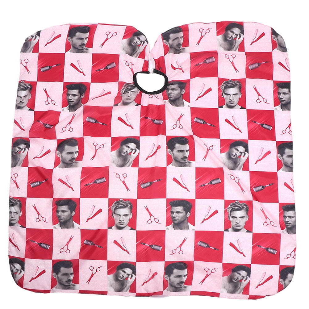 Red Hair Dyeing Haircut Apron, Styling Barber Beauty Salon Accessory ...