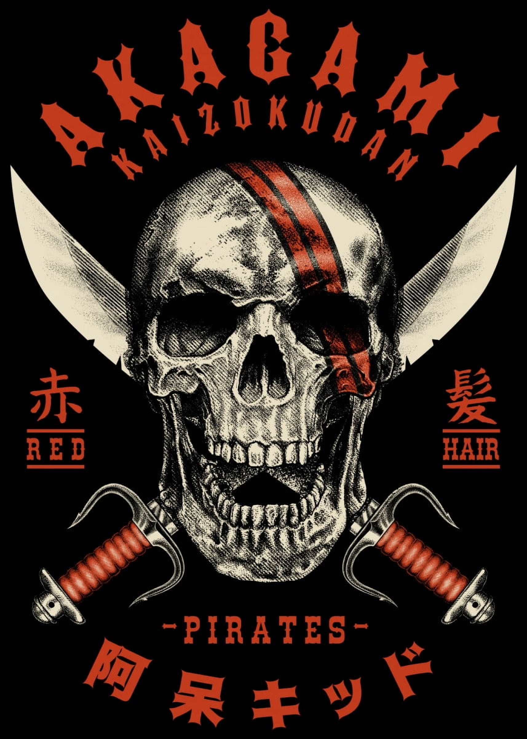 Red Hair Pirates - Anigame – Poster - Poster Print - Wooden Hanging ...