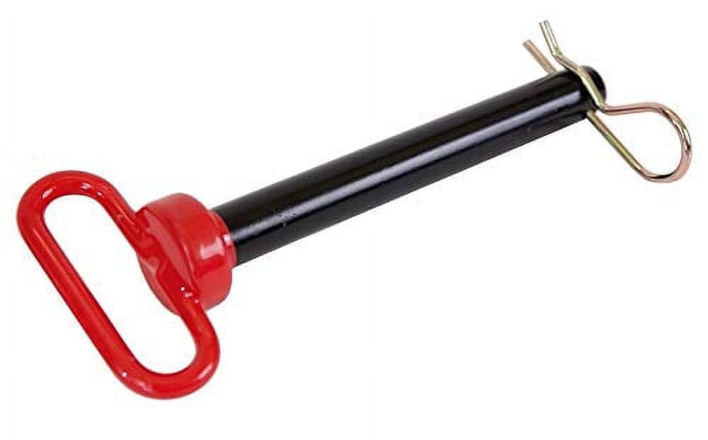 Red Handle Hitch Pin 12" OAL x .25" Diameter w/ 8.5" Usable ...