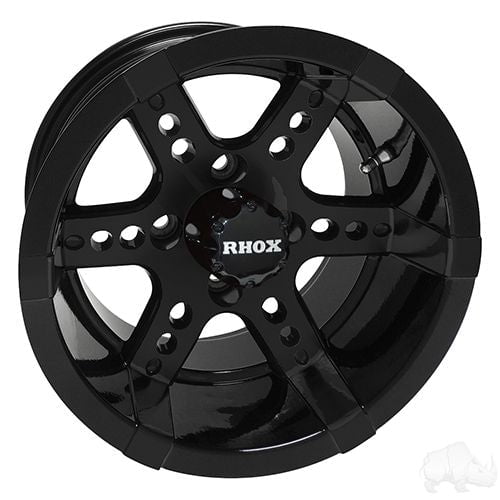 Red Hawk RHOX RX262, Black w/ Center Cap, 14x7 ET-25 - TIR-RX262 ...