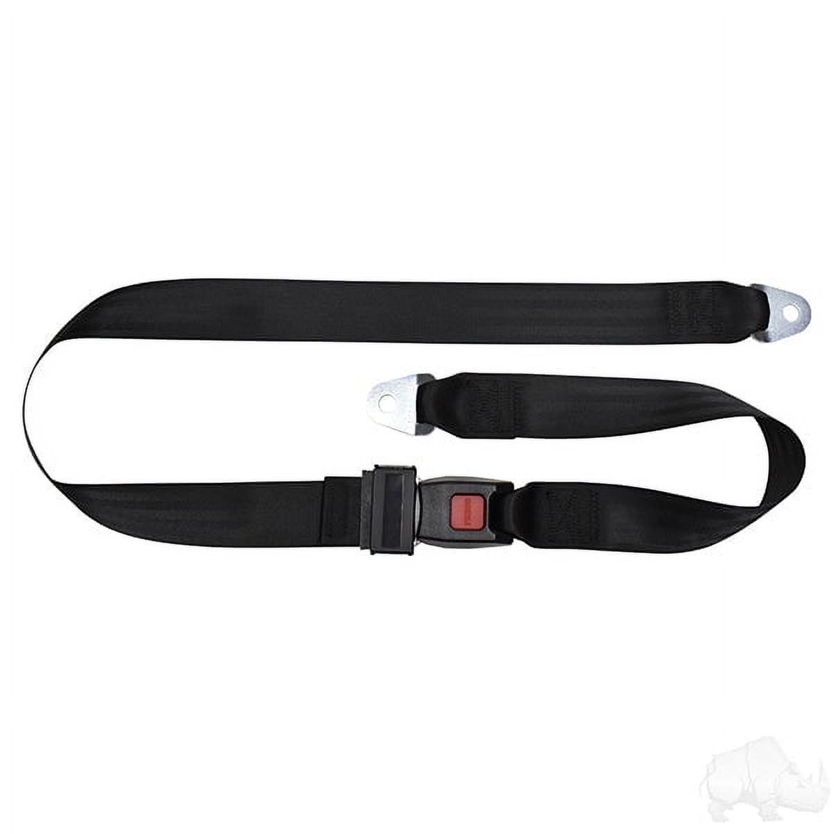 Red Hawk RHOX Seat Belt, Black, 60 in. Fully Extended Lap Belt - SEAT ...