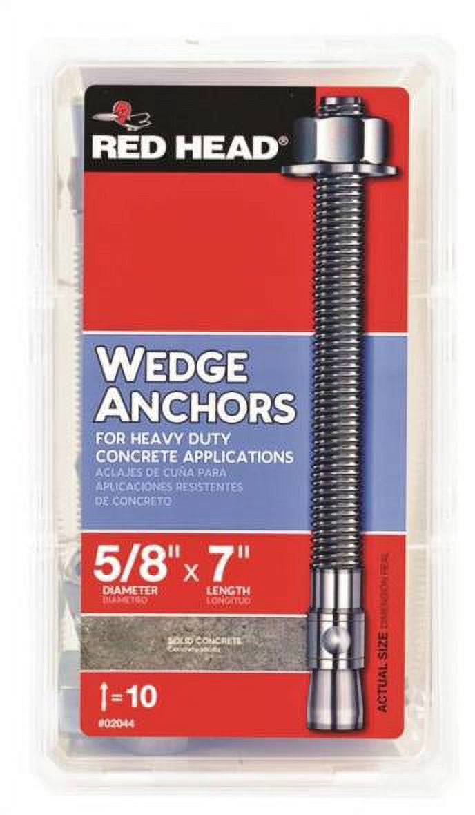 5/8 X 4-1/2 Anchors 5/8 X 4-1/2 Inch Wedge Anchors - Hot Dip Galvanized ...