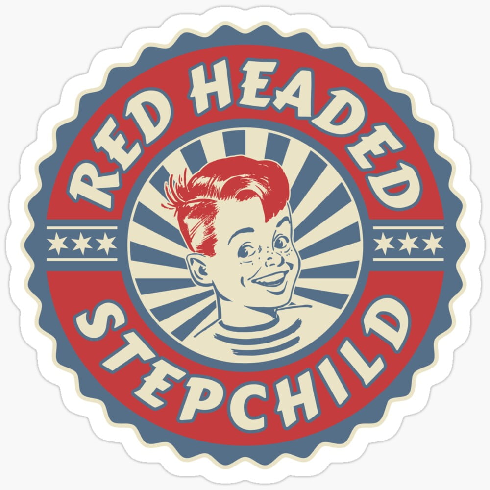 Red Headed Stepchild Sticker Phone Decal Water Bottle Stickers Car ...
