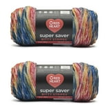 Red Heart® Bitty Stripes™ #4 Medium Acrylic Yarn, 10oz/283g, 515 Yd (2 ...
