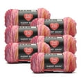 Red Heart® Bitty Stripes™ #4 Medium Acrylic Yarn, 10oz/283g, 515 Yd (6 ...