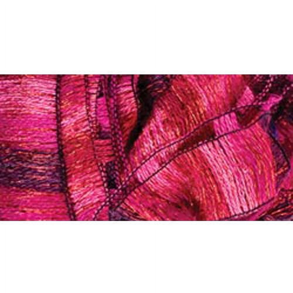 Red Heart Boutique Ribbons Yarn, Rosebud, 3.5oz/100g, 42yd/38m, Super ...
