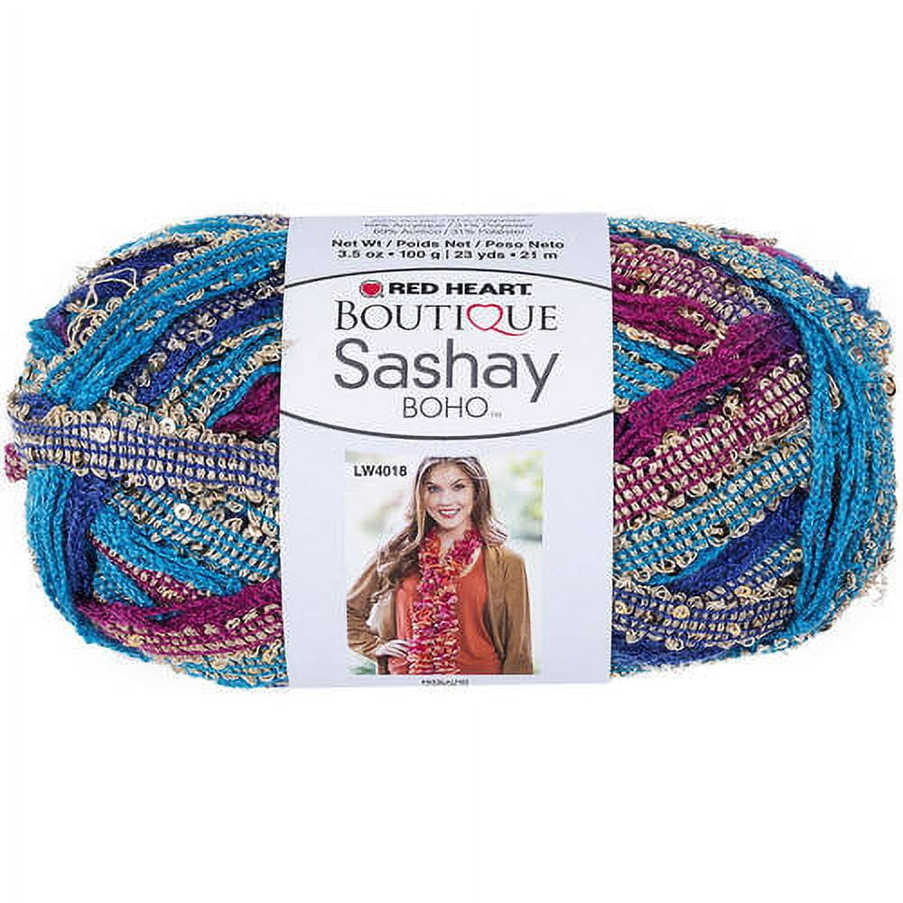 Red Heart Boutique Sashay Boho Yarn, 23 Yd. - Walmart.com
