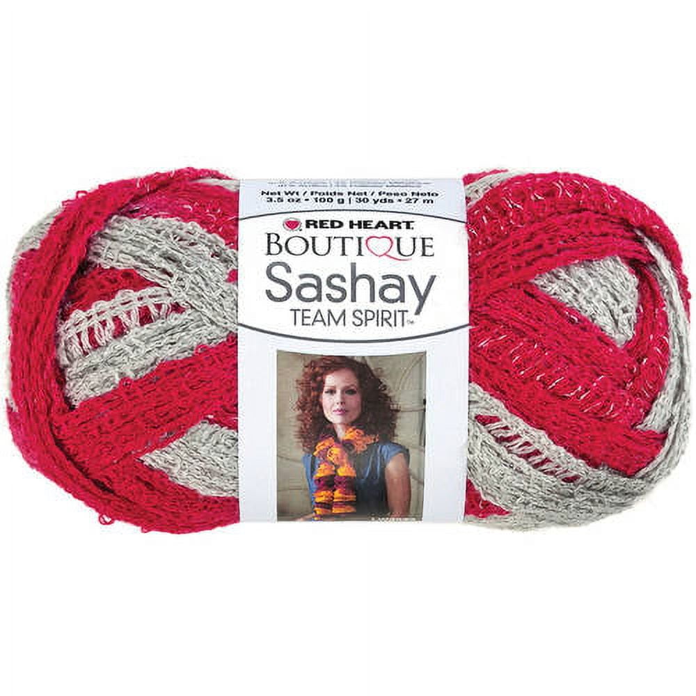 Red Heart Boutique Sashay Team Spirit Yarn 30 Yd