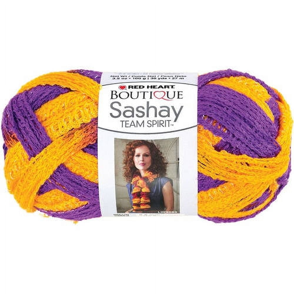 Red Heart Boutique Sashay Team Spirit Yarn 30 Yd