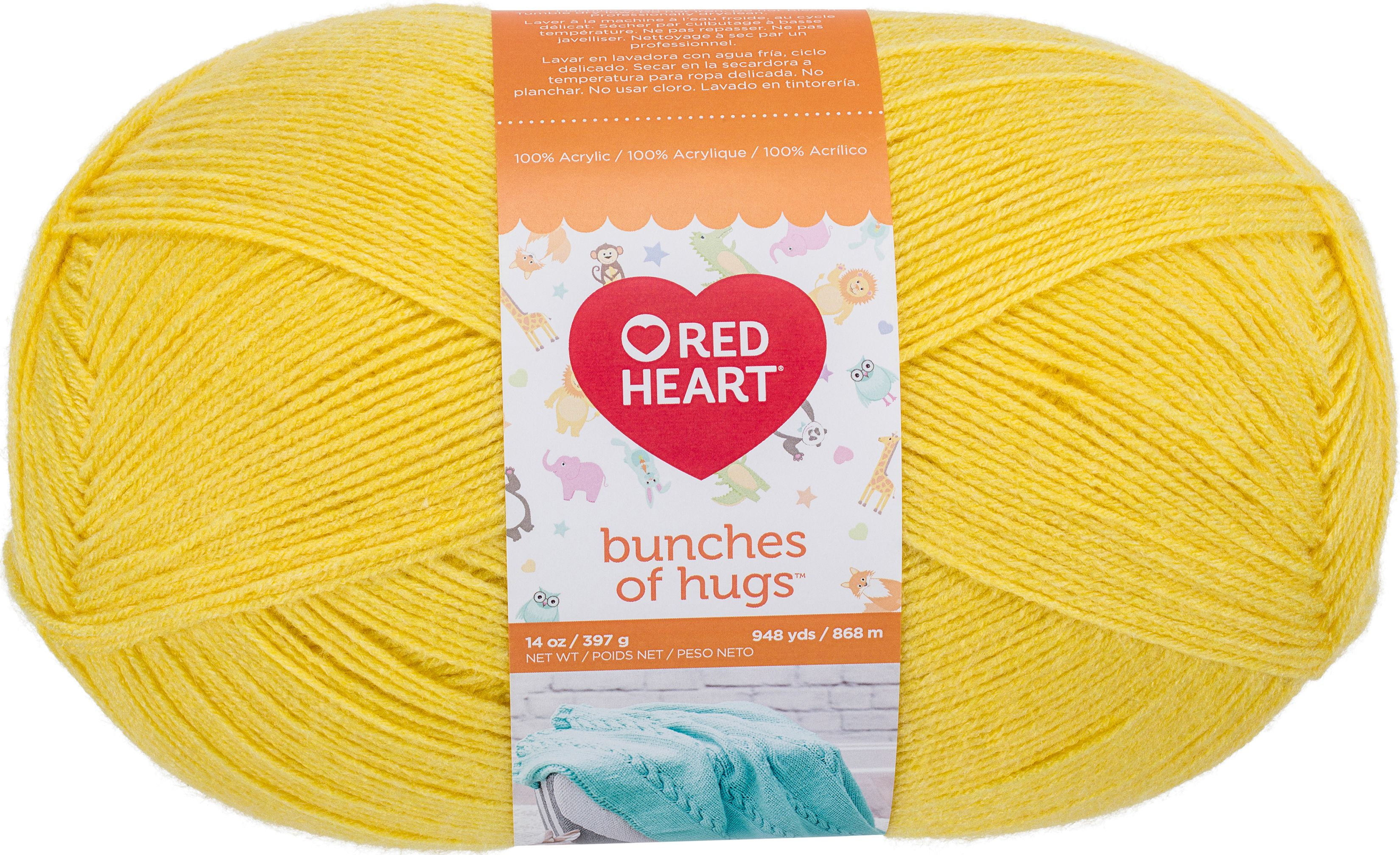 Red Heart Bunches Of Hugs Yarn-Banana - Walmart.com