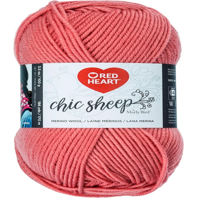 Red Heart Chic Sheep Yarn-Mai Tai - Walmart.com