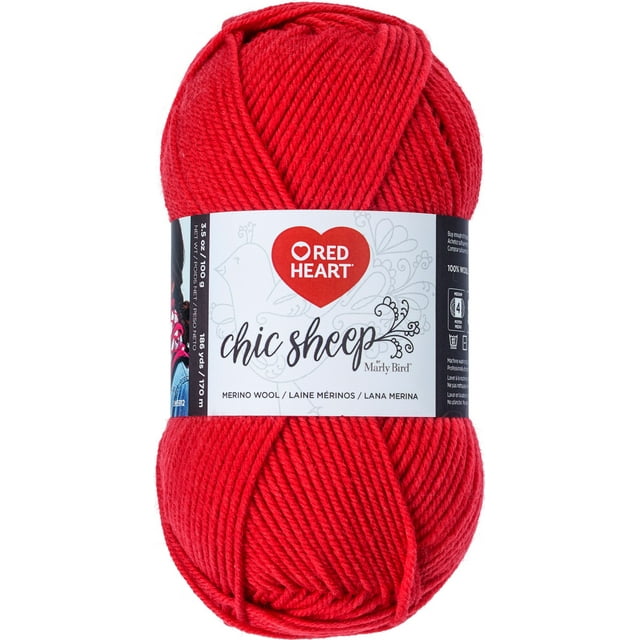 Red Heart Chic Sheep Yarn-Sunset - Walmart.com