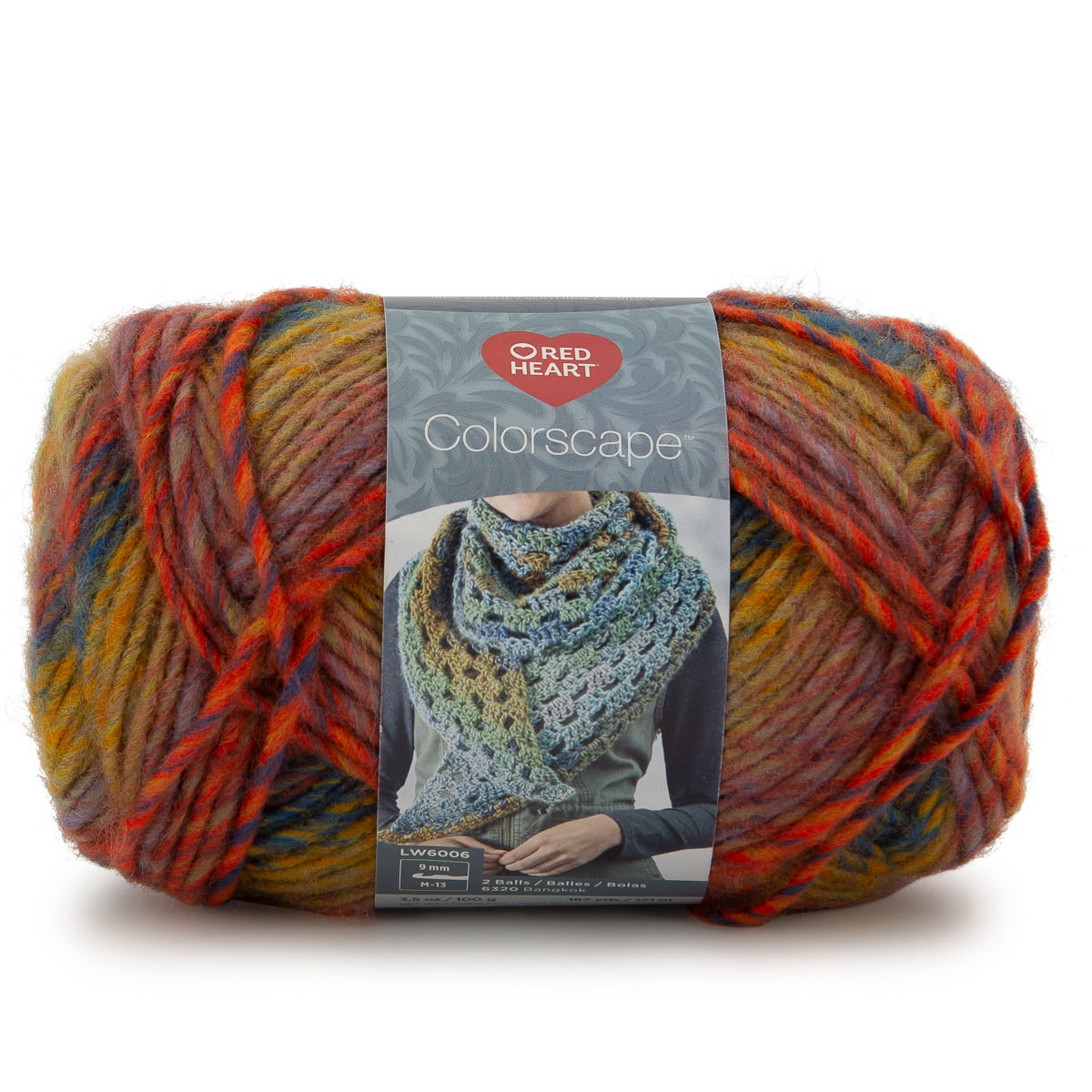 Coats Yarn E874-9856 Colorscape Yarn - Rome - Walmart.com