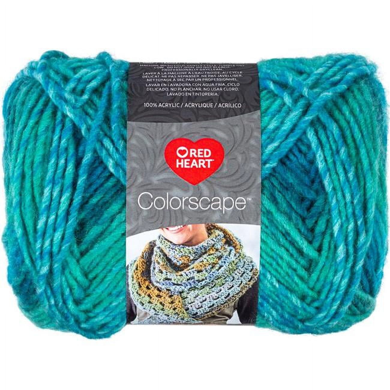 Red Heart Colorscape Mykonos Knitting & Crochet Yarn - Walmart.com