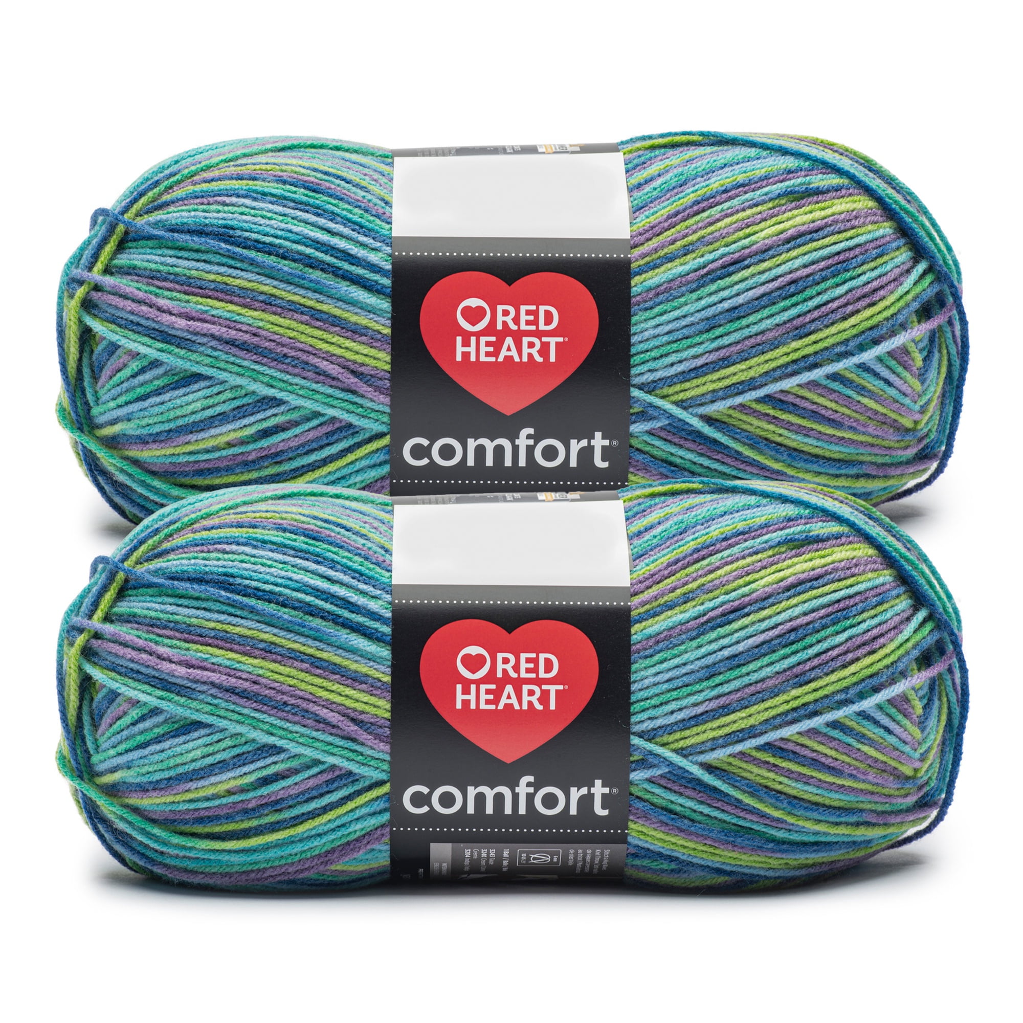 Red Heart® Comfort® #4 Medium Acrylic Yarn, Wildflower 12oz/340g 649 ...