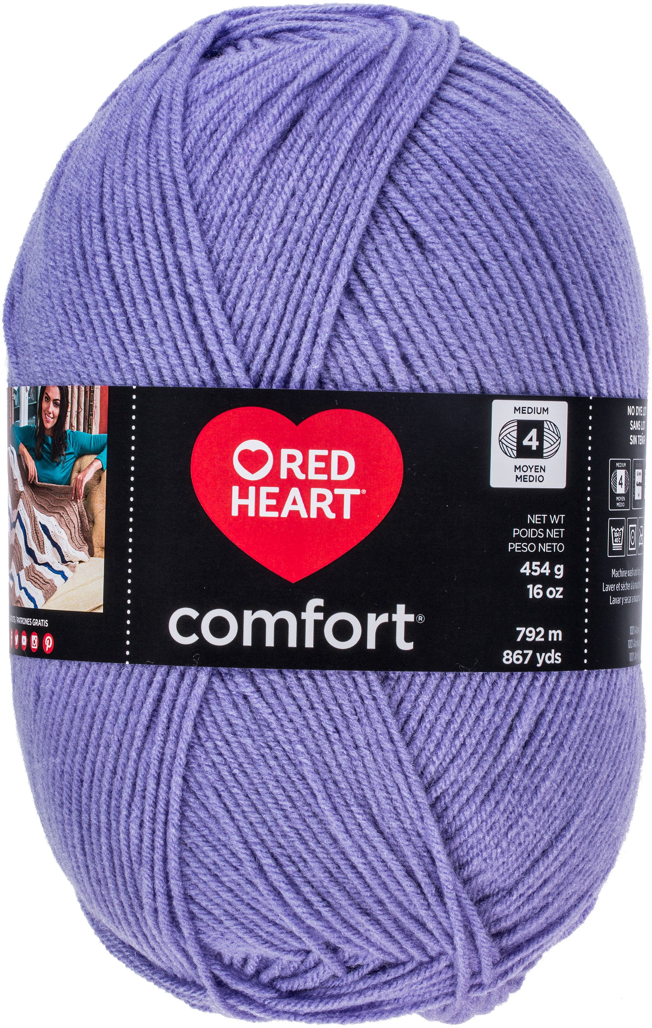 Red Heart Comfort Yarn-Periwinkle - Walmart.com