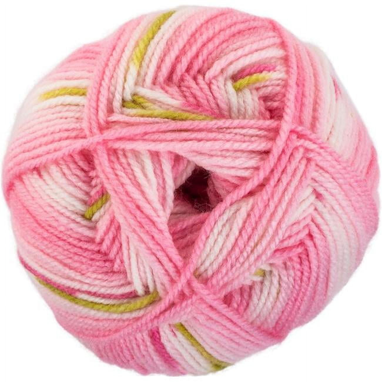 Red Heart E896-9767 Hugs & Kisses Yarn - Hot Pink - Walmart.com