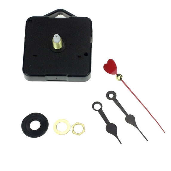 Red Heart Hands DIY Quartz Wall Clock Movement Mechanism Repair Parts ...
