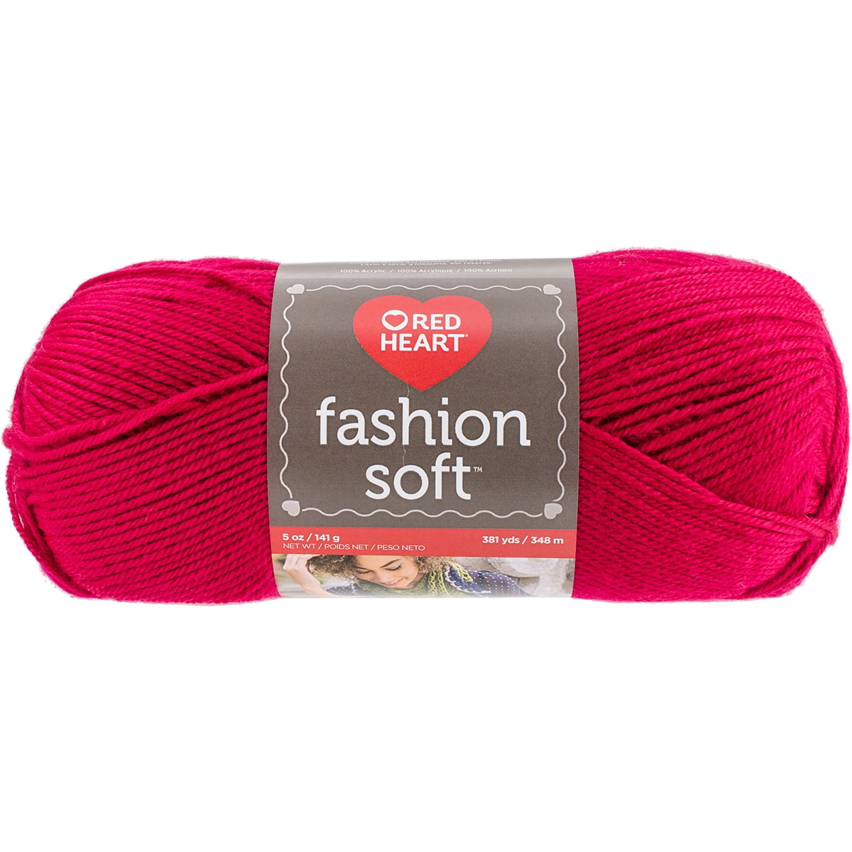 Red Heart Fashion Soft Yarn, Hot Pink - Walmart.com