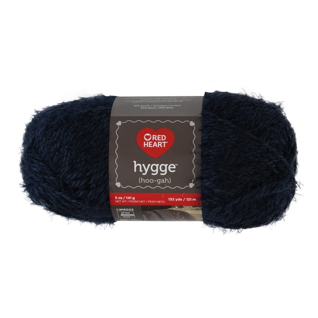 Red Heart® Hygge™ #5 Bulky Acrylic-Nylon Yarn, Indigo 5oz/141g, 132 ...