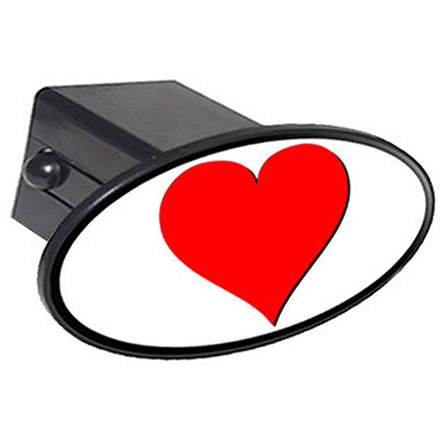 Red Heart - Love 2" Oval Tow Trailer Hitch Cover Plug Insert - Walmart.com