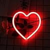 Red Heart Neon Sign, Battery Operated or USB Powered LED Neon Light for ...