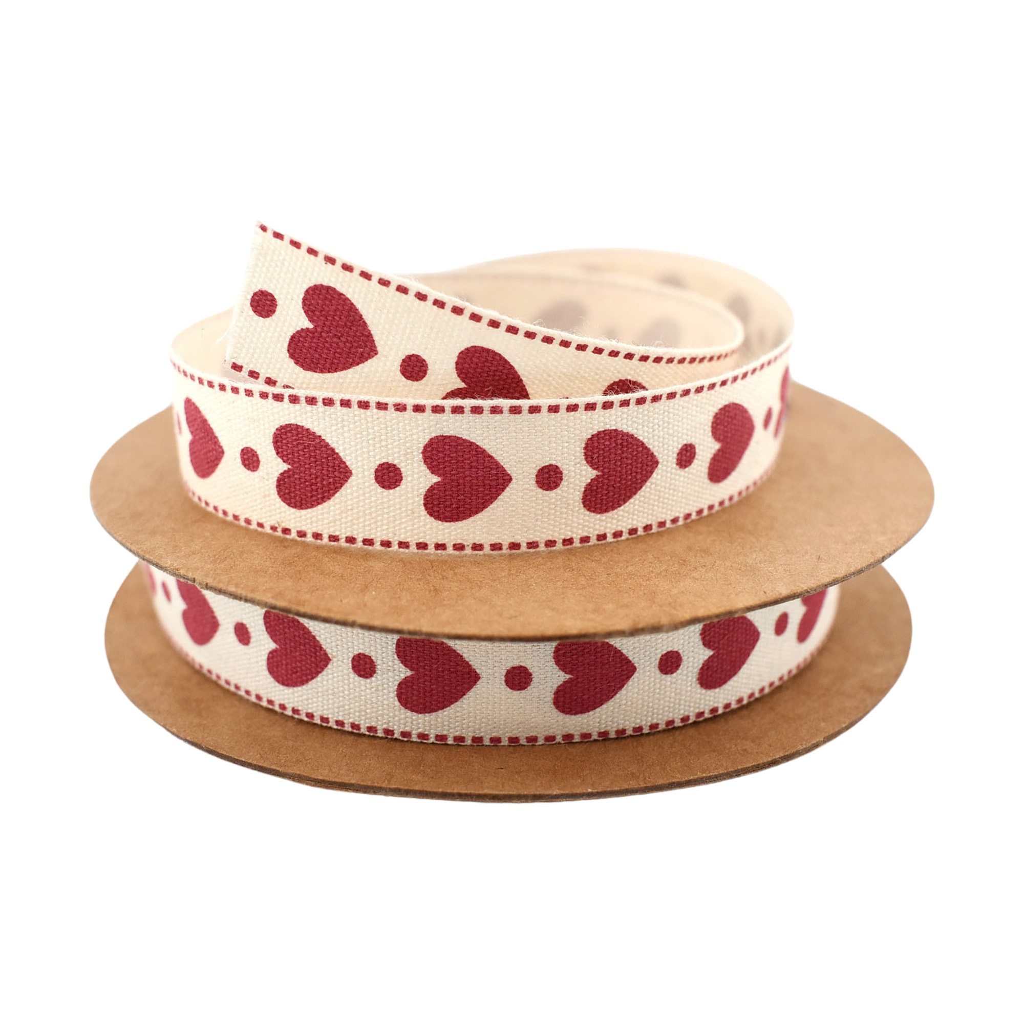 Red Heart Print Cotton Ribbon, 5/8-Inch, 10-Yard - Walmart.com