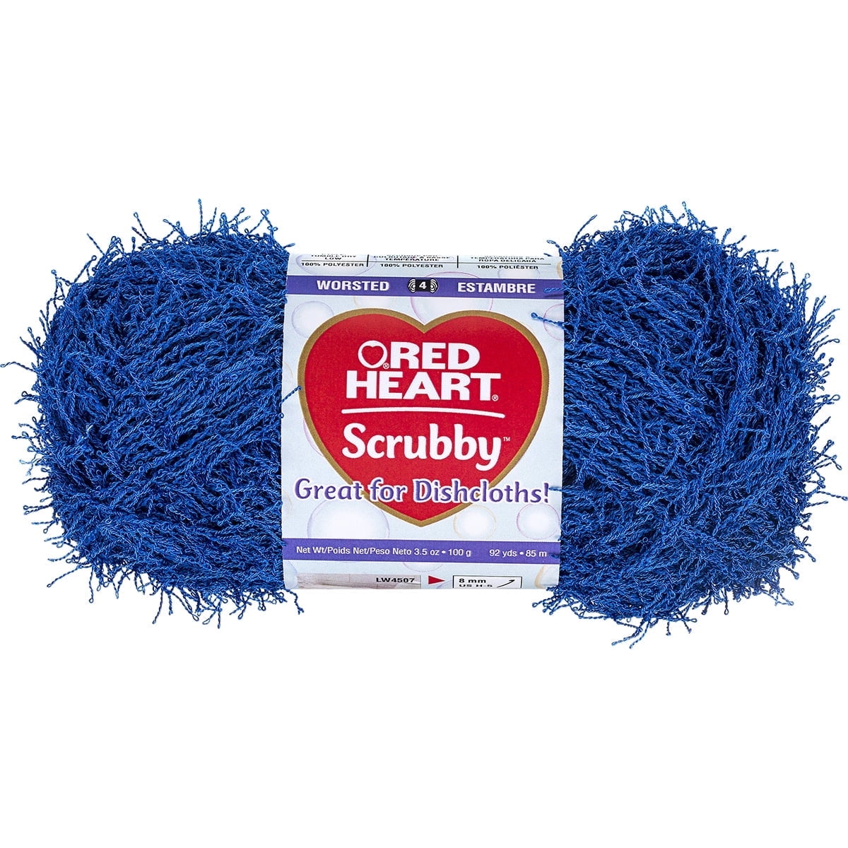 Red Heart Scrubby Yarn-Royal - Walmart.com