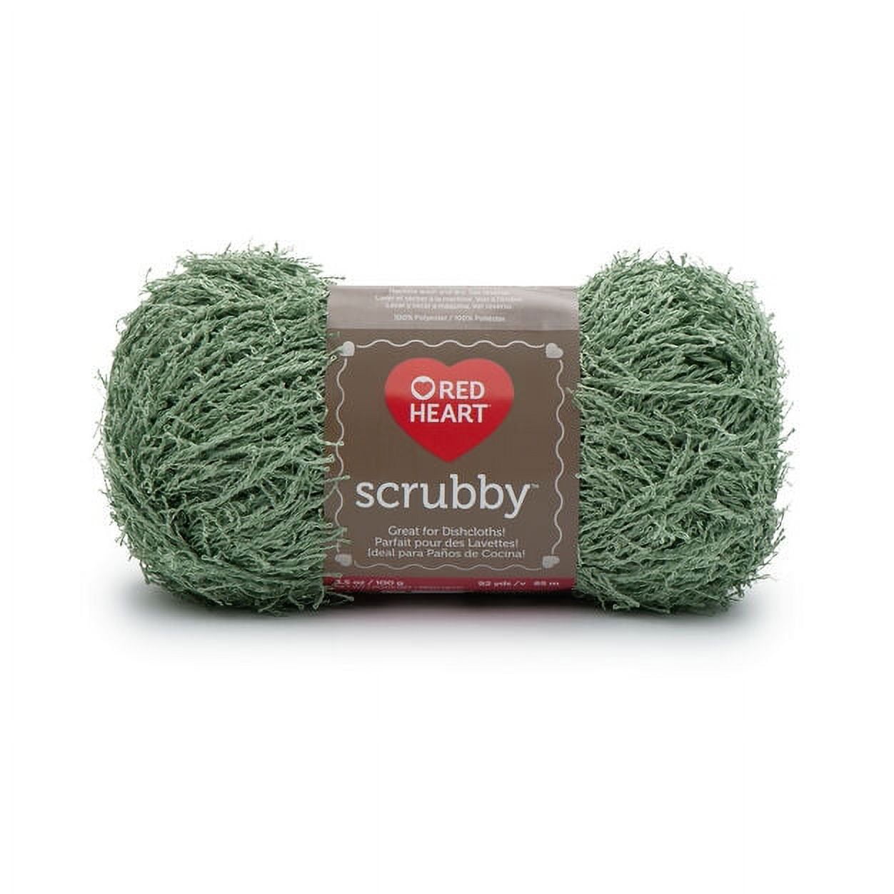 Red Heart Quick-Dry Scrubby Yarn for Dishcloths & Exfoliating ...