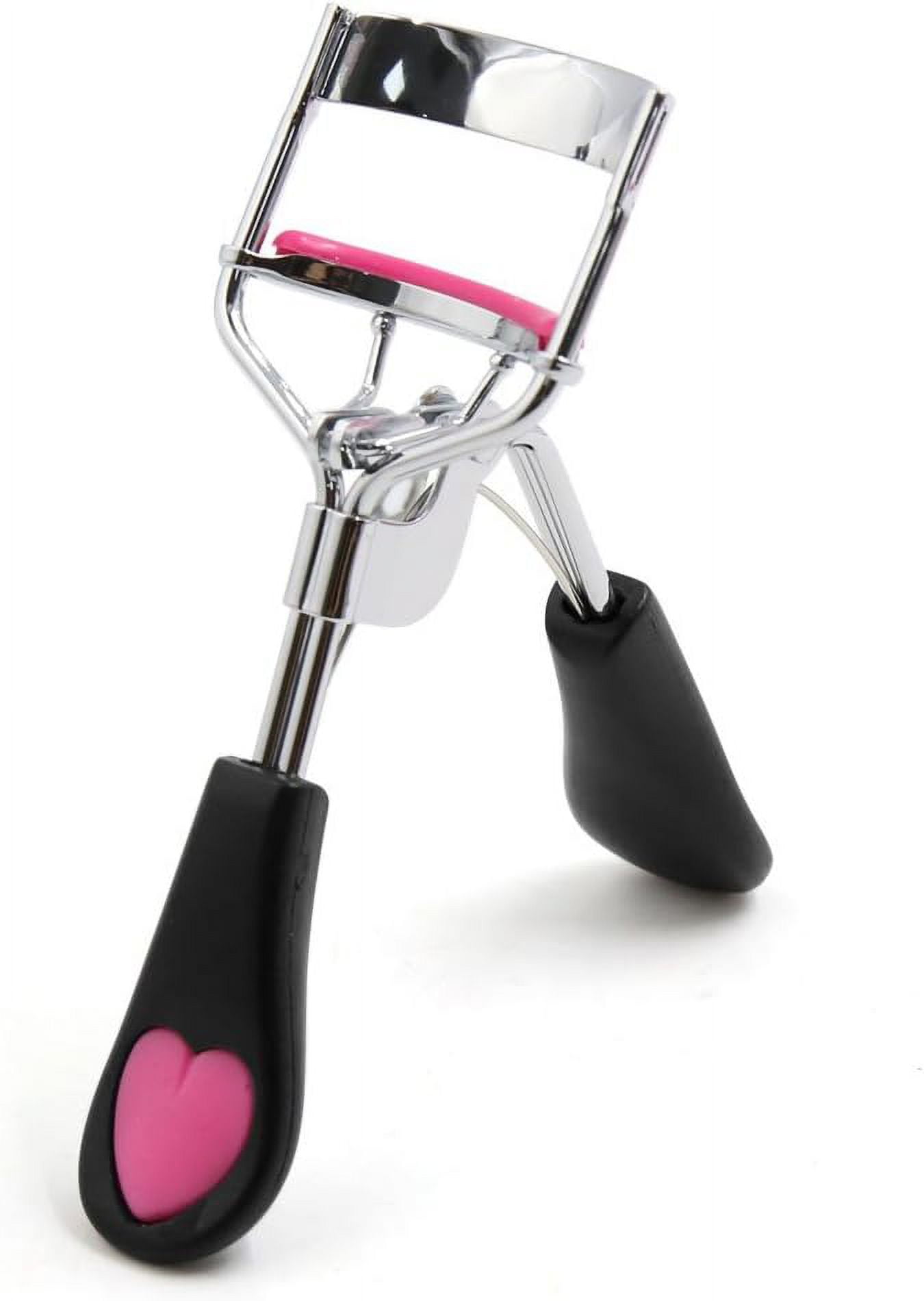 Red Heart Shaped Black Handle Pro Eyelash Curler Curl Clip Cosmetic ...