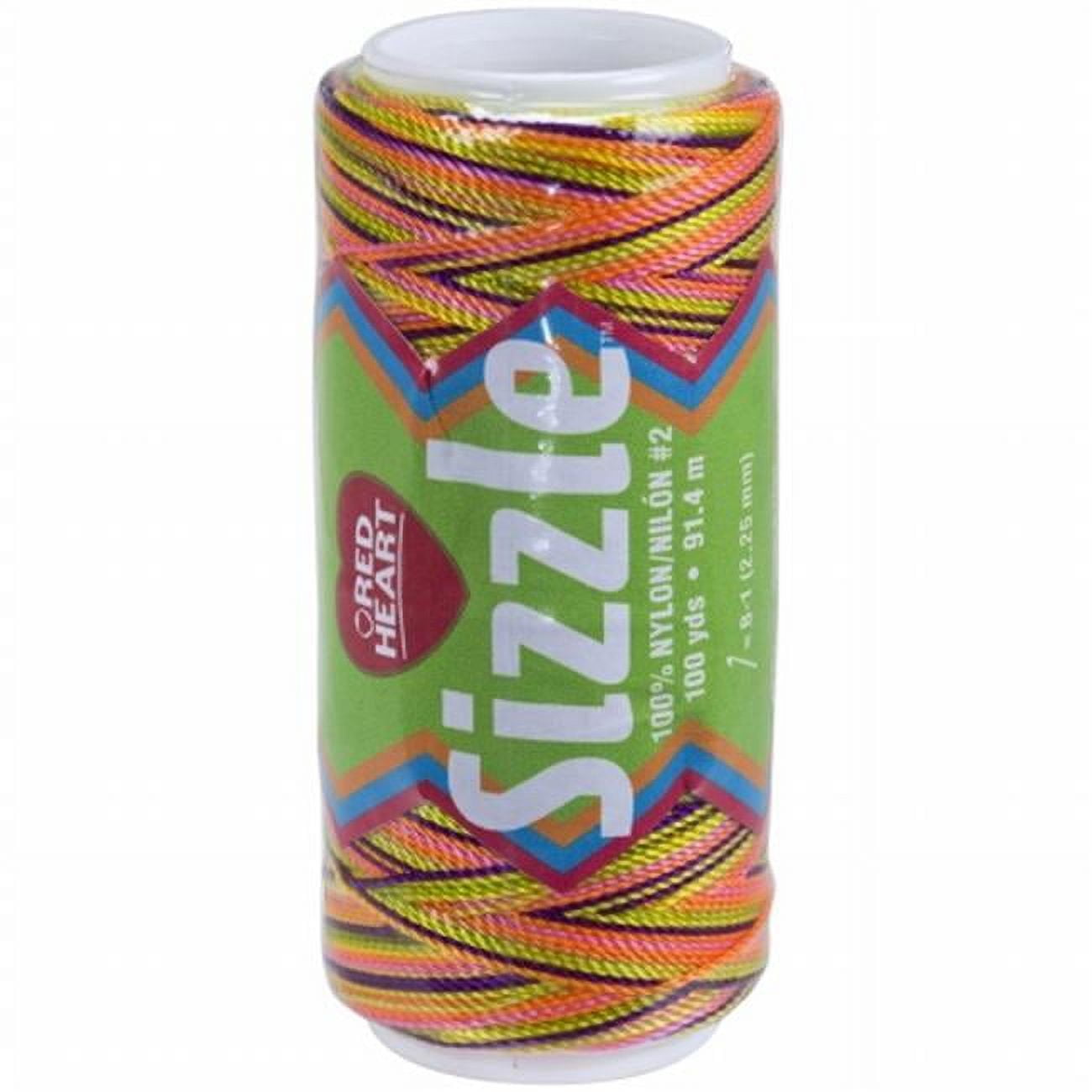 Red Heart Sizzle Nylon Yarn, 100 Yd. - Walmart.com