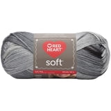 Red Heart Soft Yarn, Grayscale, 3 Pack, Ultra Soft, Versatile Worsted ...