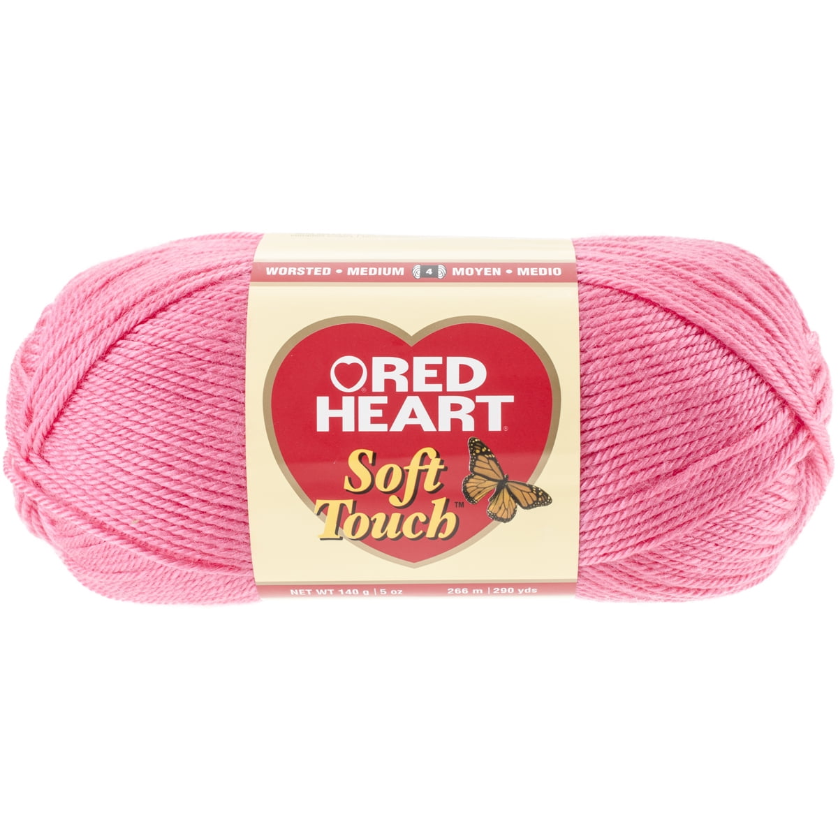 Red Heart Soft Touch Yarn-Hot Pink, Pk 3, Red Heart - Walmart.com