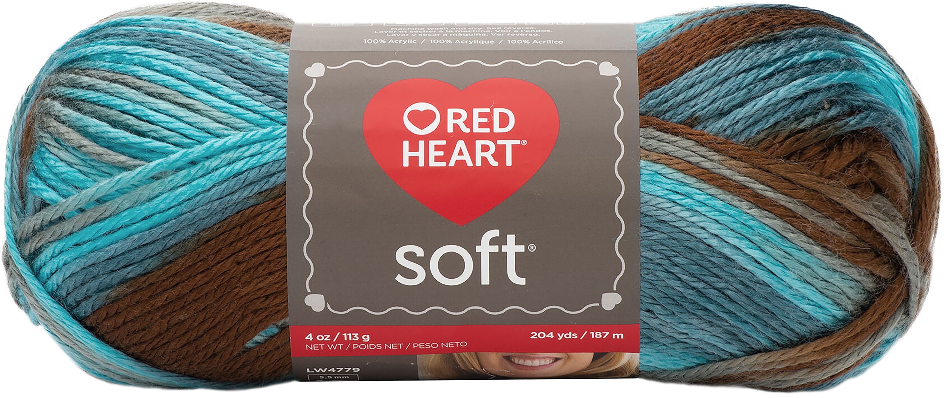 Tonic Studios Red Heart Soft Yarn, Waterscape, 100% Acrylic, 256yd/234m ...