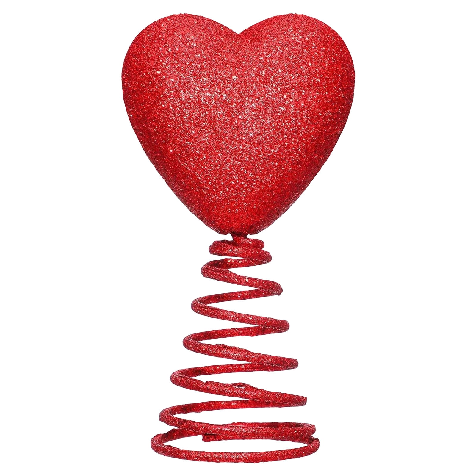 Red Heart Spring Tree Topper Star Ornament, Christmas Tree Top ...
