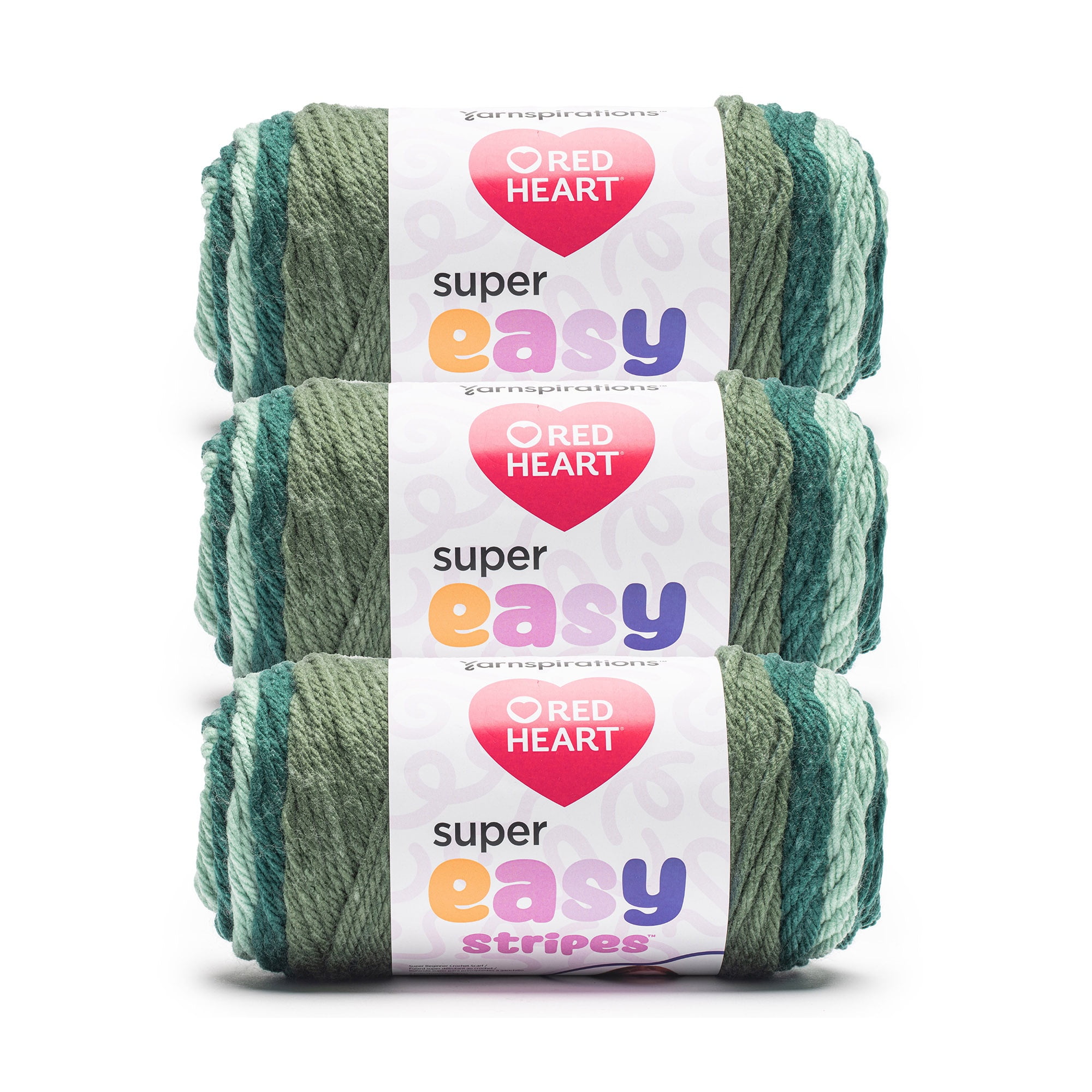 Red Heart® Super Easy™ #6 Super Bulky Acrylic Yarn, Shady Grove 7oz ...