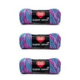 Red Heart® Super Saver® #4 Worsted Acrylic Yarn, Bonbon print 5oz/142g ...