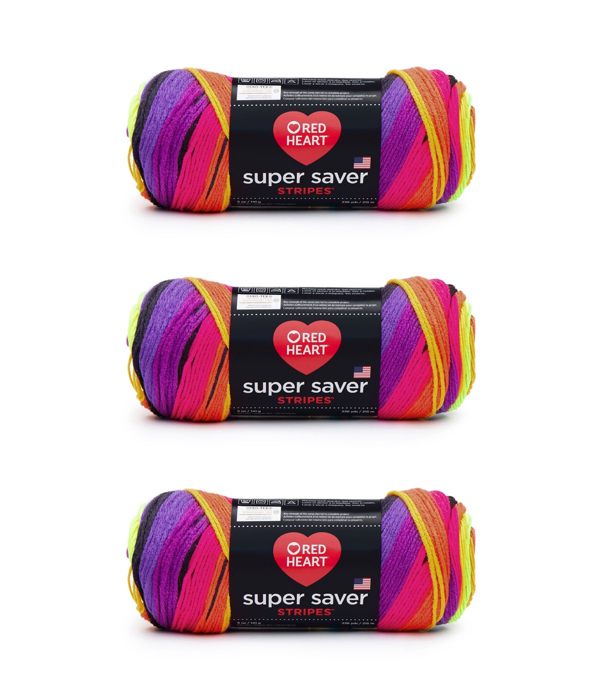 Red Heart® Super Saver® Jumbo Speckle #4 Medium Acrylic Yarn, Dusty ...