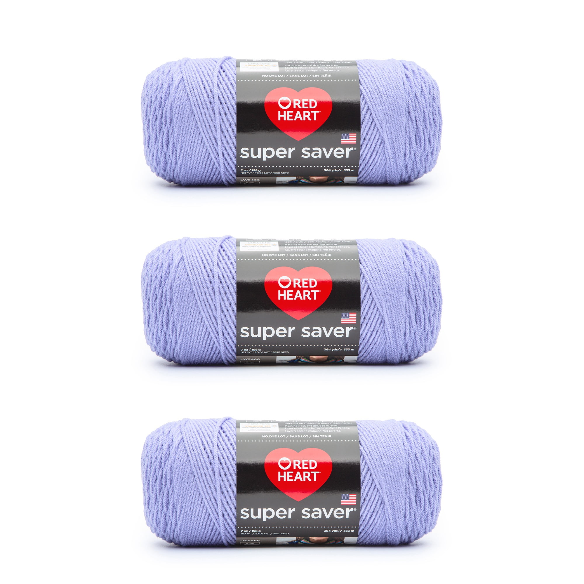 Red Heart® Super Saver® #4 Worsted Acrylic Yarn, Light jasmine 7oz/198g ...