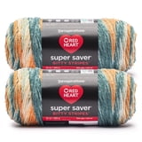 Red Heart® Super Saver Bitty Stripes™ #4 Worsted (Medium) Acrylic Yarn ...