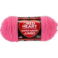 Coats & Clark Red Heart Super Saver Jumbo Yarn, Perfect Pink, 100% ...