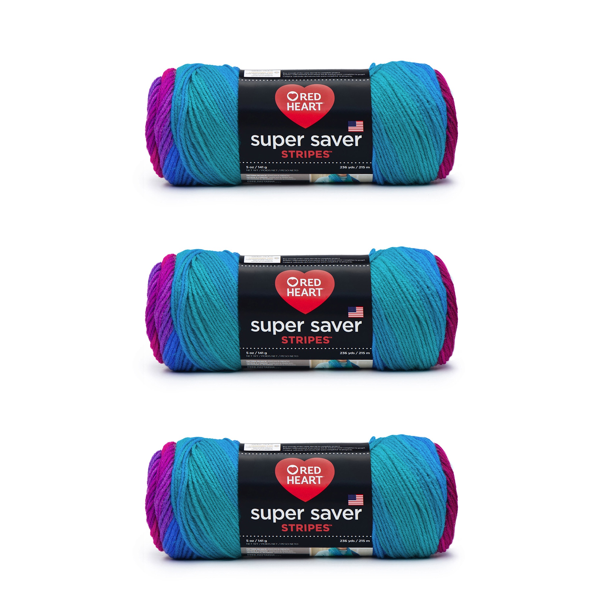 Lion Brand Yarn Vanna's Choice Dusty Purple Basic Medium Acrylic Purple ...